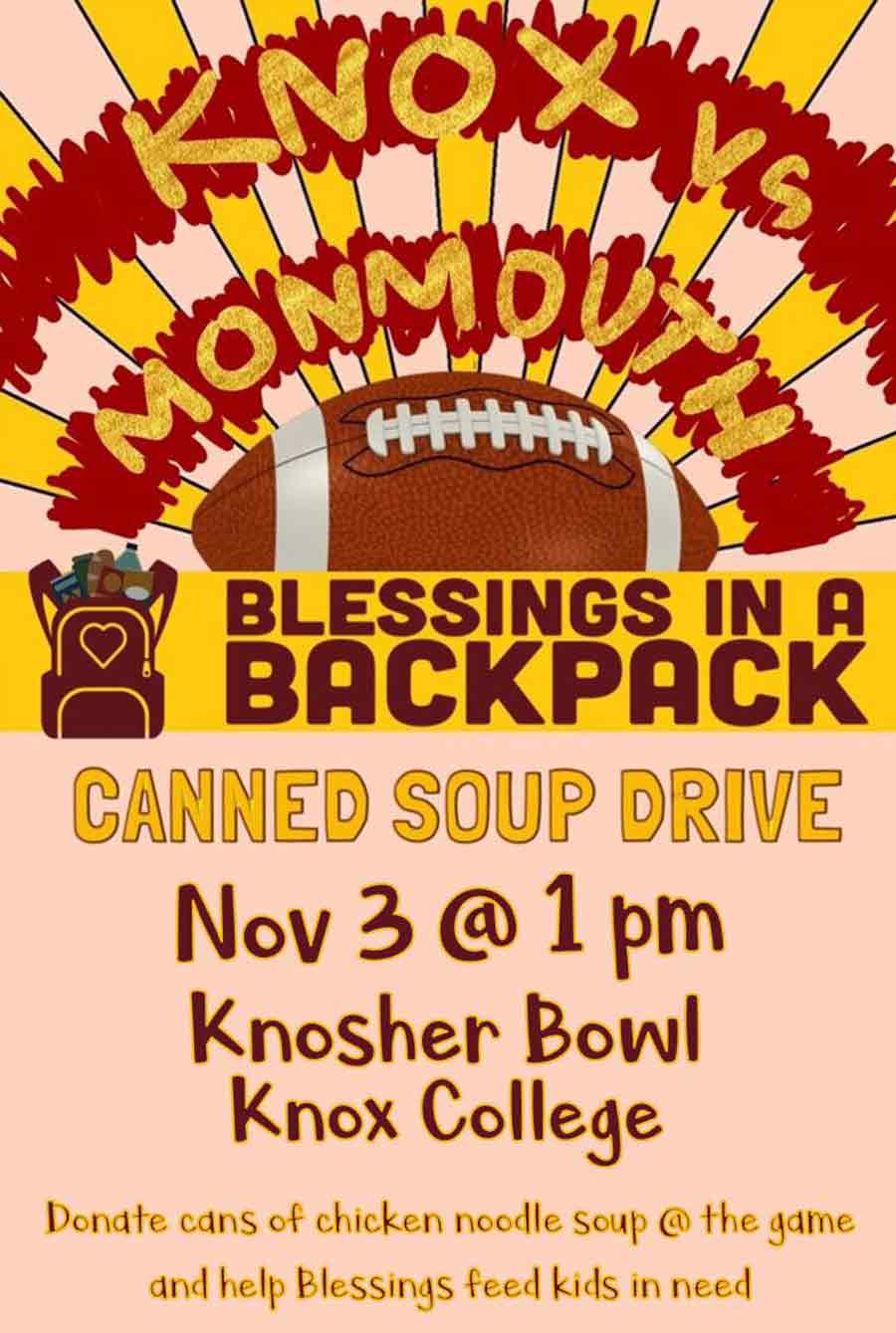 Blessings Canned Soup Drive - Events Calendar - Knox College
