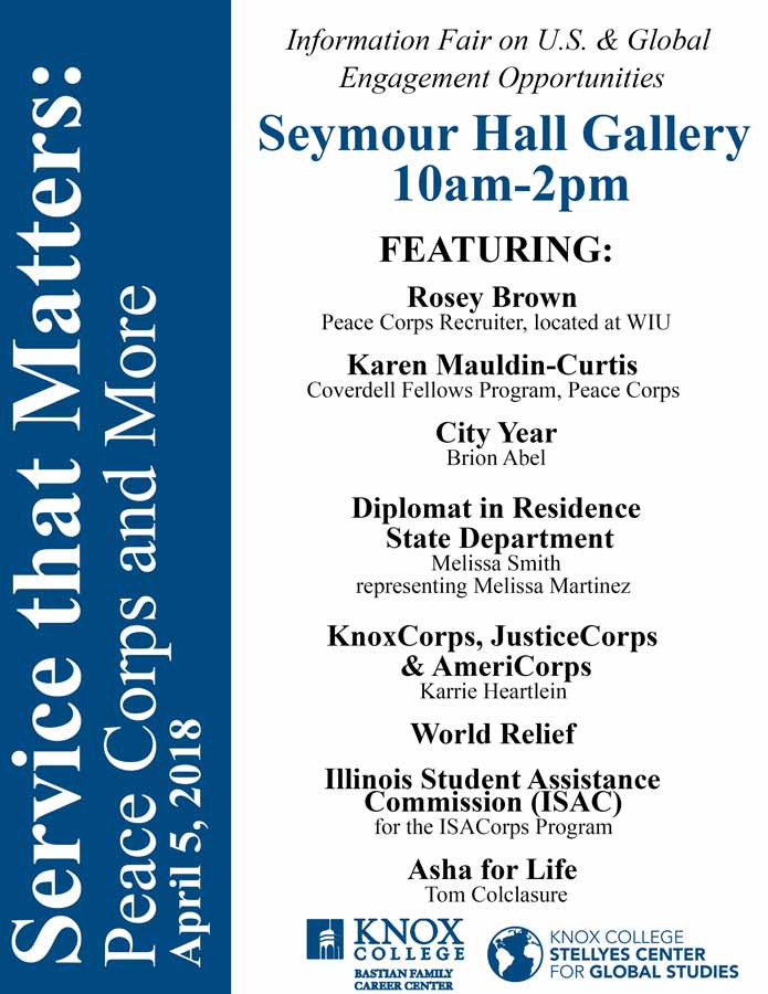 Service that Matters: Peace Corps and More! - Events Calendar - Knox ...
