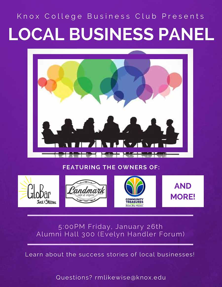 Local Business Panel - Events Calendar - Knox College