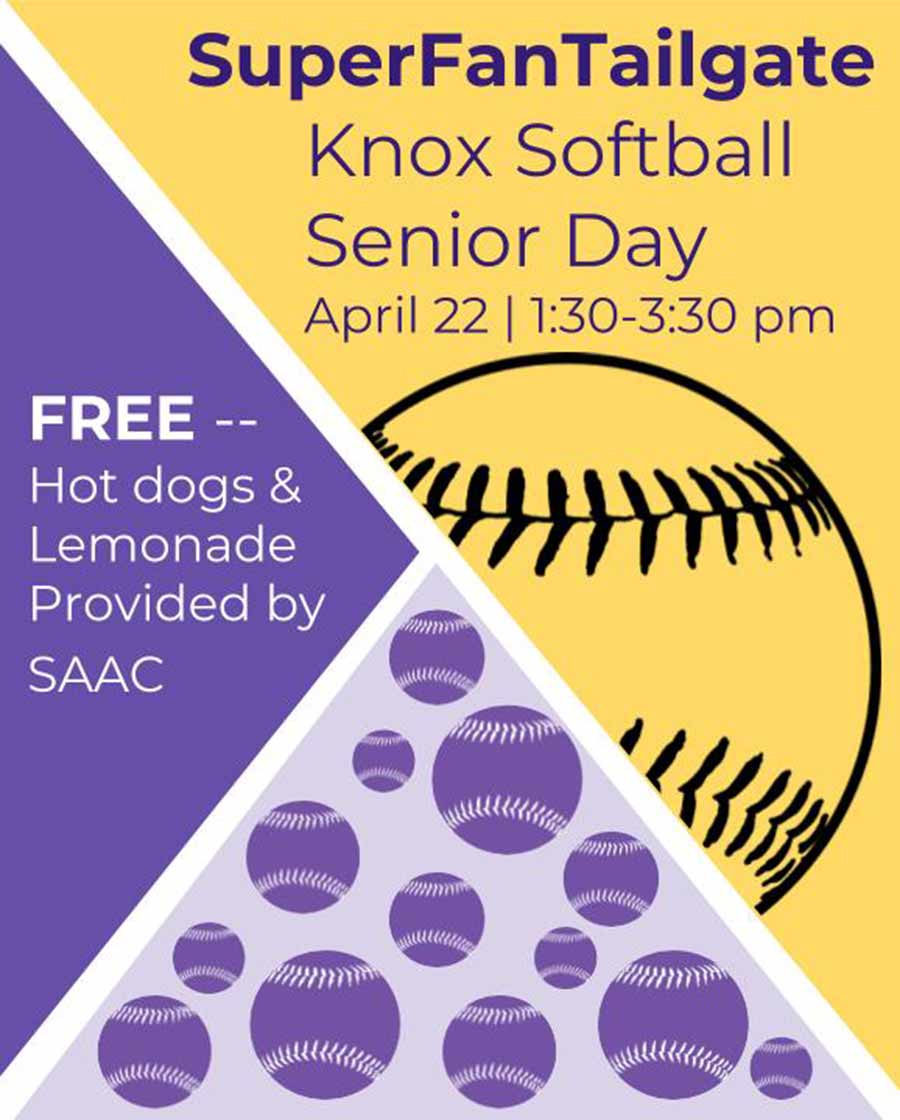 Softball Senior Day SuperFan Tailgate - Events Calendar - Knox College