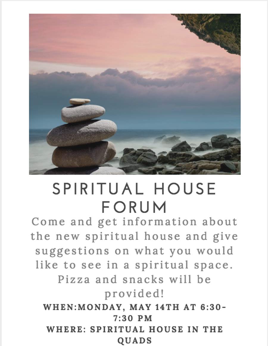 Spiritual House Forum - Events Calendar - Knox College