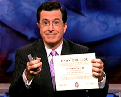 Colbert was knighted by the Queen of Jordan - Democratic Underground